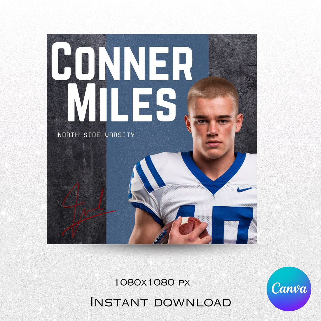 Sports Highlight Flyer Canva Template – Filtered Finesse